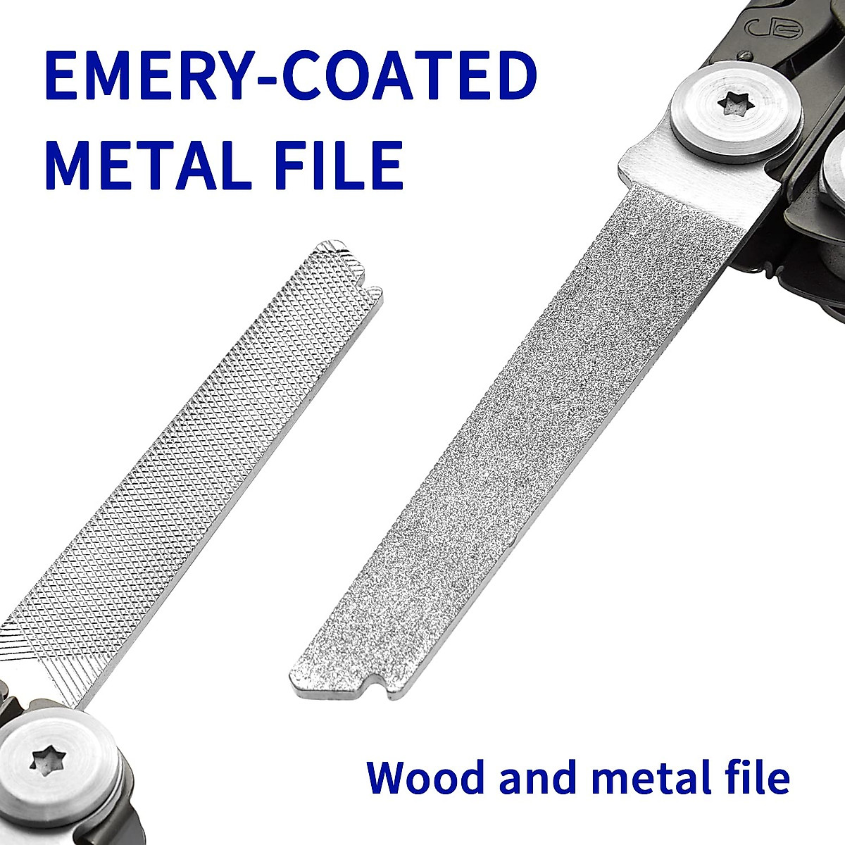 ROCKTOL Multitool,19-in-1 Multitool Pliers with Titanium-plated Handle, Safety Locking, Lightweight EDC Tool and Nylon Sheath for Gifts,Men,Outdoor Survival,Hiking,Camping