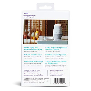 Munchkin® Shhh…™ Portable Baby Sleep Soother White Noise Sound Machine and Night Light