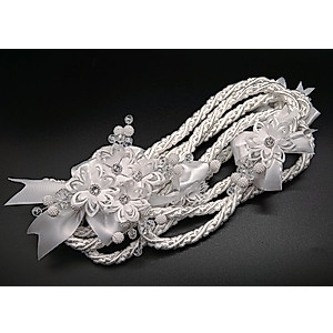 Lassos Boutique Ivory White Wedding Lasso Rope Traditional Lazo Cord (White)