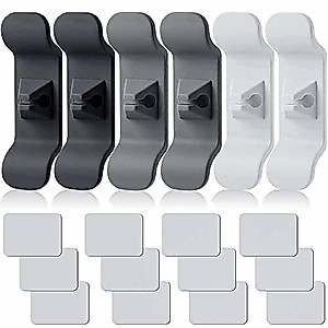 6 Pack Cord Organizer for Appliances, Kitchen Appliance Cord Winder with 12 Pcs Double-Sided Adhesive Tape, Cord Winder for Kitchen Stand Mixers Coffee Maker, Pressure Cooker and Air Fryer (6)