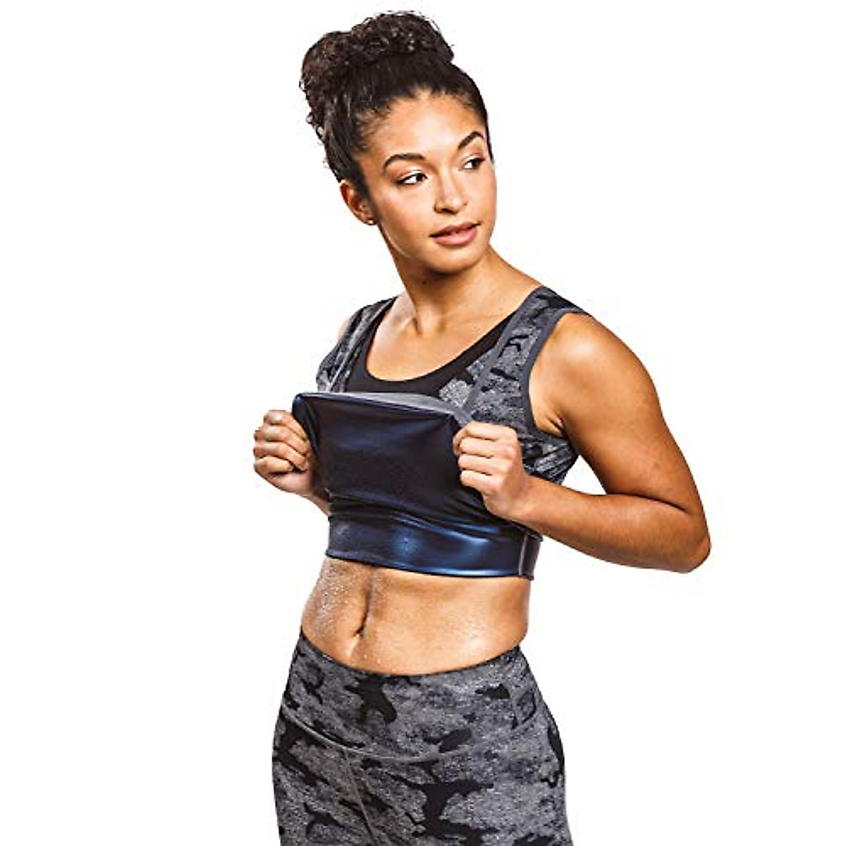 Sweat Shaper Women's Sauna Premium Workout Tank Top Slimming Vest for Exercise