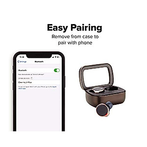 Cleer Audio, Ally Plus, True Wireless Hybrid Noise Cancelling Earbuds with 30 Hour Battery, Water Resistant, Music & Calls (Navy)