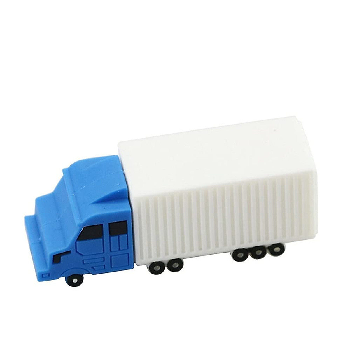 16GB Truck Shape USB Flash Drive U Disk USB 2.0 Data USB Flash Disk Memory Stick Pen Drive Storage Device USB Drive External Storage Flash Disk (Blue)