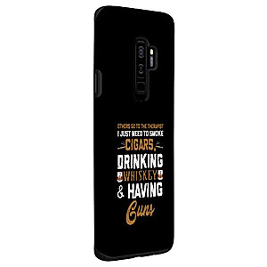 Galaxy S9+ Others smoke sigars, whiskey & having guns Cigars Case