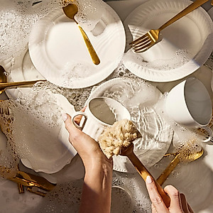 Thymes Lemon Leaf Dishwashing Liquid Soap - Eco Friendly Dish Soap Liquid for Dish Washing - Household Cleaning Supplies - 16 fl oz