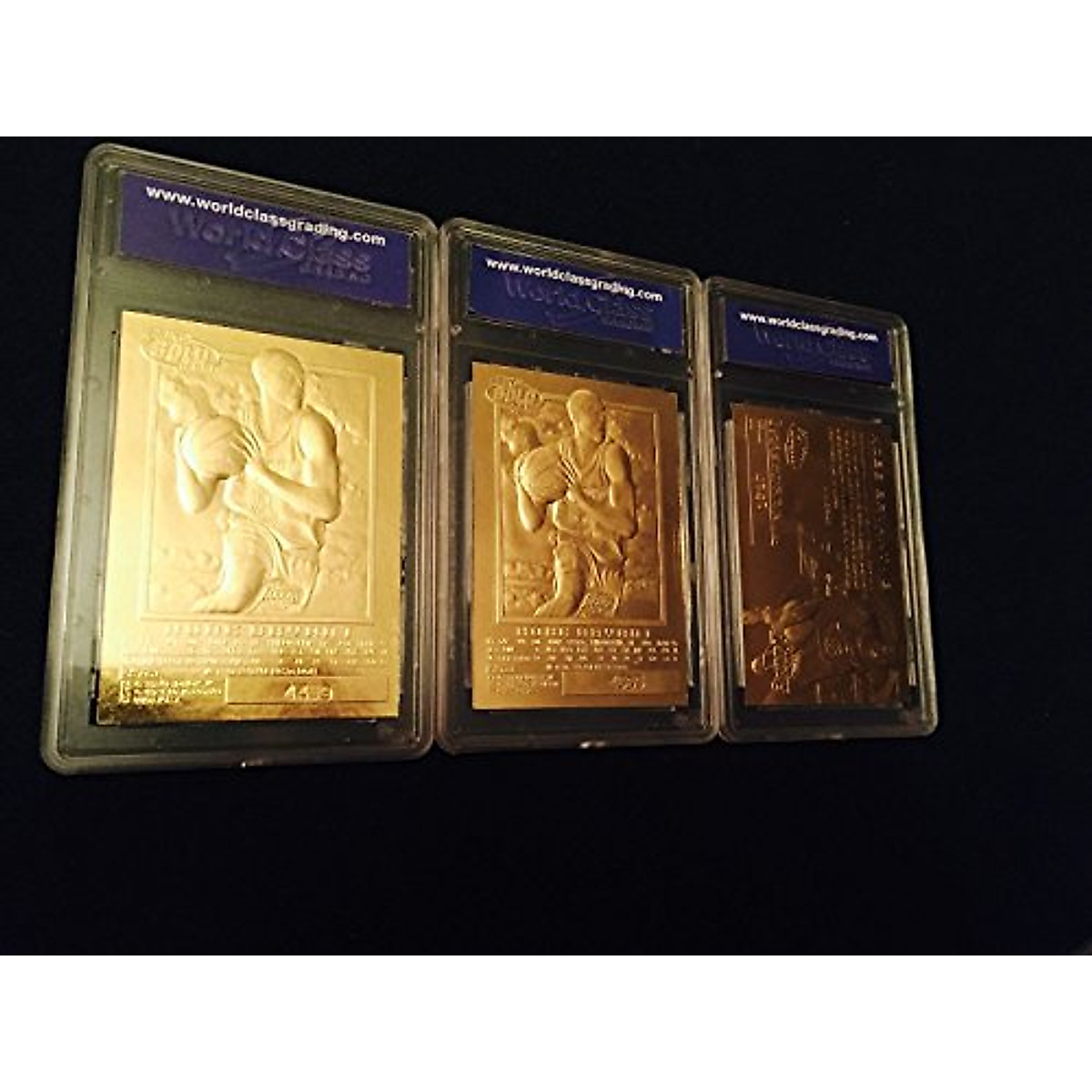 1996-97 Fleer SIGNATURED 23KT Gold Rookie 3" Card LOT! Y