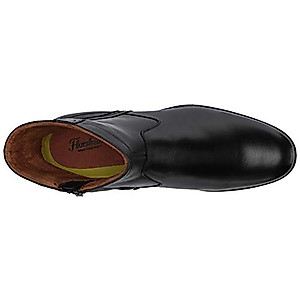 Florsheim Men's Medfield Plain Toe Zip Boot Fashion, Black, 14 Wide