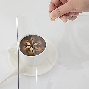 VEVOR Clear Desk Cover Protector, 24 x 60 inch, 1.5 mm Thick Plastic Clear Desk Pad Mat, Rectangle Waterproof Table Top Protector, Scratch Proof and Easy Cleaning for Office Dresser Night Stand