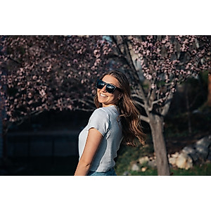 ShadyVEU Classic Square Flat Top Oversized Super Dark Tint Lens UV400 Mens Womens Sunglasses (Style #1)