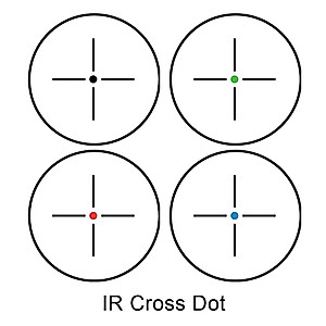 Barska AC12692 3x30 Pro Prism Scope with Illuminated Cross Dot Reticle and Mount
