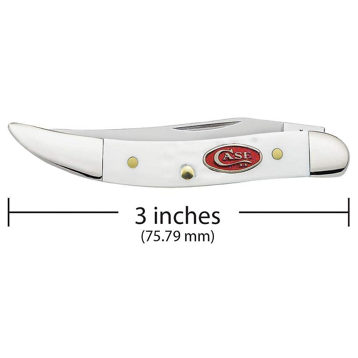 Personalized Case SparXX White Synthetic Standard Jig Small Texas Toothpick with Free Laser Engraving