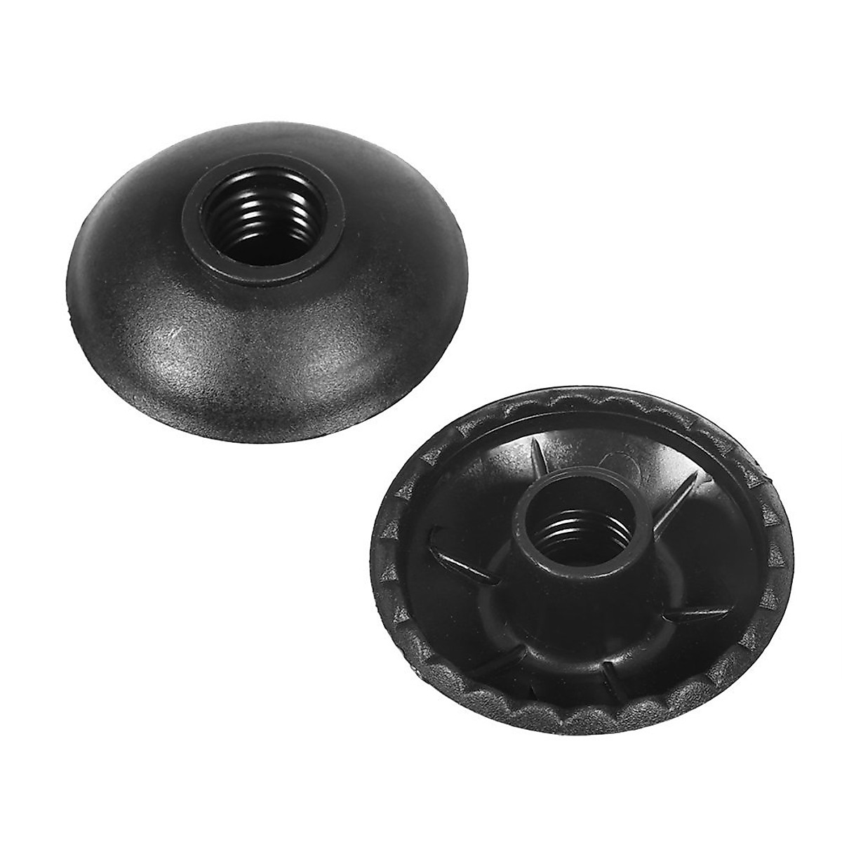 Trekking Pole Basket, 12PCS Black Trekking Pole Round Snow Ski Mud Basket Hiking Walking Stick Replacement Accessory