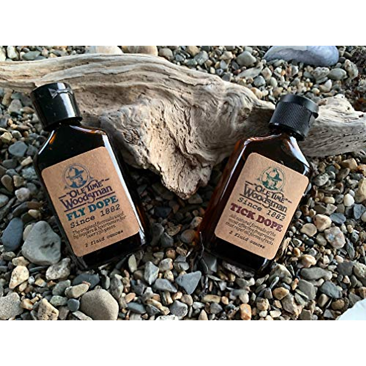 Ole Time Woodsman Since 1882 Fly Dope and Tick Dope Combo Pack in The USA