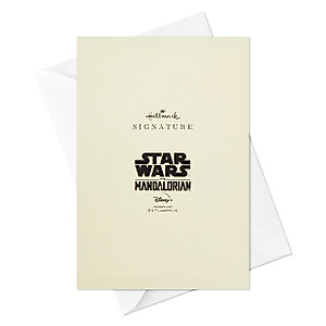 Hallmark Star Wars Pop Up Birthday or Congratulations Card (Baby Yoda) May the 4th, Signature Paper Wonder 3D Card