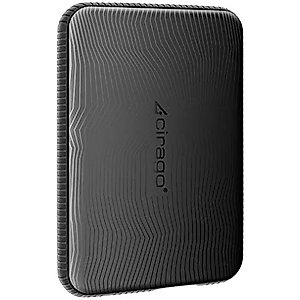 Cirago 500GB Slim External Portable Hard Drive, Drop Shock HDD- USB 3.0 for PC, Mac, Desktop, Laptop, MacBook, Chromebook, Xbox One, Xbox 360, PS4 (Black)