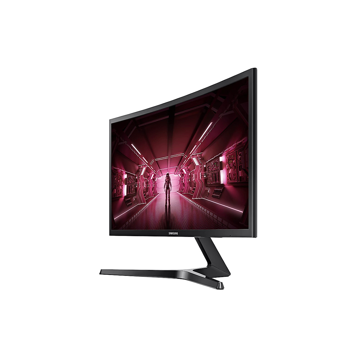 SAMSUNG 24" FHD 1080p CRG5 Curved Gaming Monitor, 144Hz, 4ms, Exclusive Gamer Settings, AMD Radeon FreeSync, Eye Saver Mode, 3000:1 Contrast Ratio, Black
