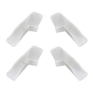 Rain Gutter Spout, RV Gutter Spouts, 𝑼𝒏𝒊𝒗𝒆𝒓𝒔𝒂𝒍 𝑺𝒊𝒛𝒆 to Protect The top of The RV in Rainy Days, Directs Rainwater Away from The Sides of Your RV, Left and Right Side, 2 Left & 2 Right）