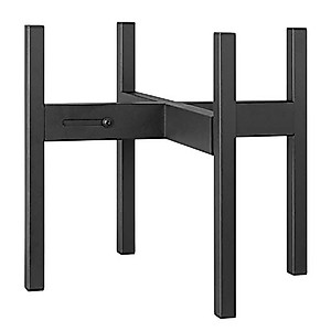 FaithLand Plant Stand, Adjustable Size Fits 12 13 14 15 16 Inches Large Plant Pot, Metal Planter Stand, Mid Century Expandable Plant Holder Indoor Outdoor, Adjustable Width: 12”-16.1” - Easy Assembly