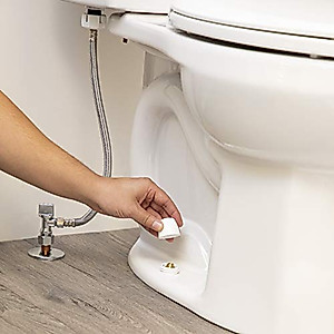 Fluidmaster 7110T-002-P10 Secure Toilet Bolt Caps, White