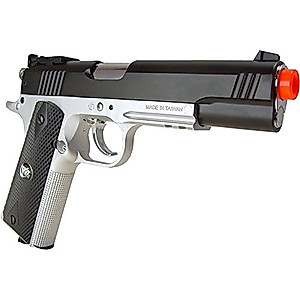 500 FPS NEW WG AIRSOFT FULL METAL M 1911 GAS CO2 HAND GUN PISTOL w/ 6mm BB BBs,Heavy Weight Realistic 1:1 Scale