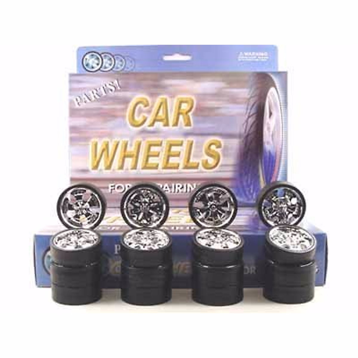 🚗 YMCtoys 1:18 Scale Model Car Spokes Chrome Rims Replacement 6Set 🚘