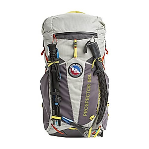 Big Agnes Prospector 50L Backpack for Extended Overnight Hiking, Fog, Large