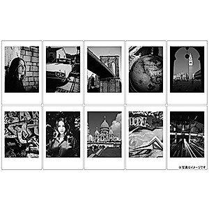 Fujifilm Instax Mini Instant Film Monochrome 4-Pack Bundle Set, Mono Chrome (10 x 4 = 40) # 337556 for Mini 90 8 70 7s 50s 25 300 Camera SP-1 Printer