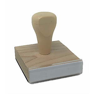 Infusion Currency Exchange Rubber Stamp, 2 X 2'' Wood Stamp