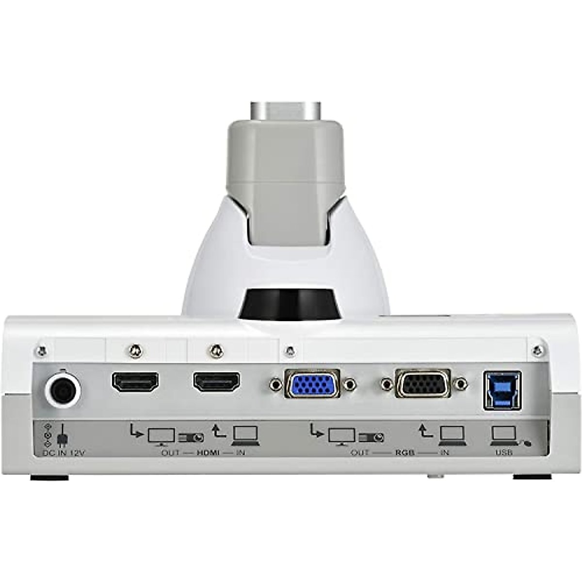 Elmo 1349 Model TT-12ID Interactive Document Camera, 96X Total Optical + Digital Zoom and 3.4MP CMOS Image Sensor, HDMI Input, White (CA-1034099816)