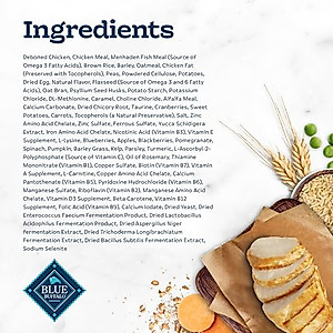 Blue Buffalo Tastefuls Adult Hairball Care Dry Cat Food, Made in the USA with Natural Ingredients, Chicken & Brown Rice Recipe, 3-lb. Bag