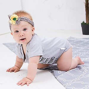 Lovekider Toddler Unisex-Baby Bodysuit Happy First Fathers Day Short Sleeve Newborn Romper Jumpsuit Breathable Print Infant Apparel(0-3 Months)