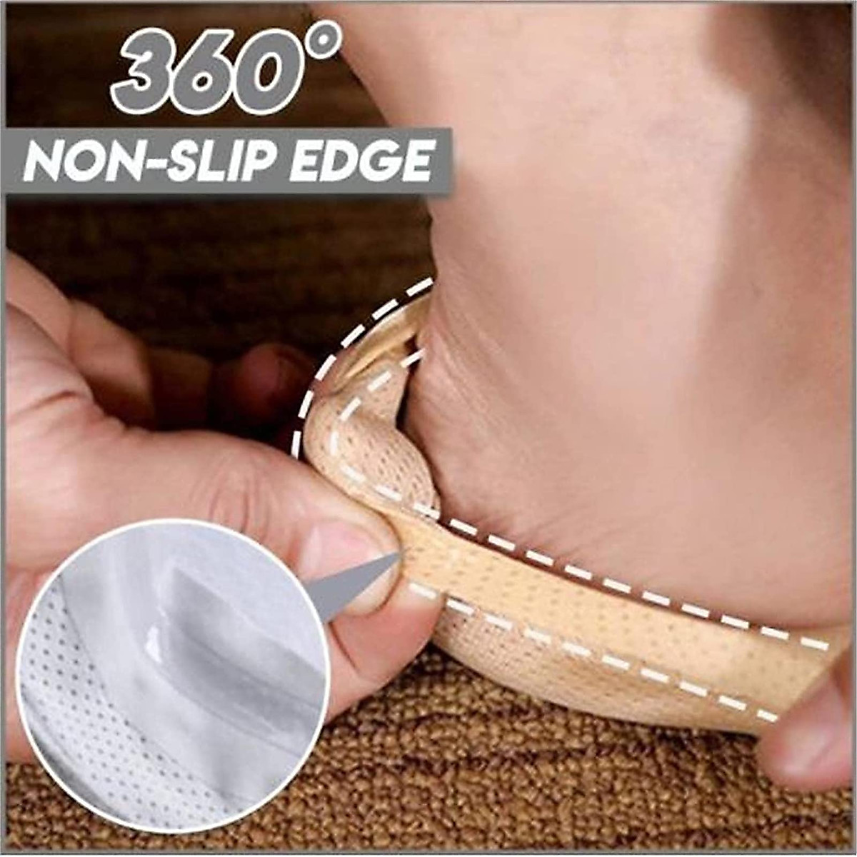 Meeyeet 6 pairs Breathable Ice Silk Socks, Flat Invisible 360 ​​° Non-slip Summer Socks with Prevents Odor Cooling Effect (6PCS)