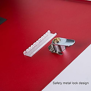 Mailbox Wall Mounted, Metal Post Box, Mailboxes for Outside, Package Delivery Boxes for Outside for Envelope, Letter, Outside, Home, Office Business (Color : Silver)