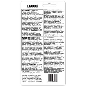 E6000 230010 Craft Adhesive, 3.7 Fluid Ounces