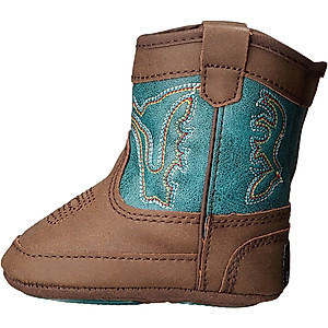 M&F Western Kids Baby Boy's Bucker Open Range (Infant/Toddler) Brown/Turquoise 3 Infant M