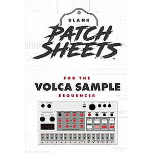 Korg Volca Sample Blank Patch Sheet Notebook: Become a more organized songwriter with this Blank Patch Sheet notebook so you can spend more time creating and less time forgetting.