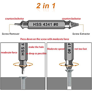 Gifts for Men,Damaged Screw Extractor Set-Christmas Stocking Stuffers for Adults Men Him,Mens Gifts,Husband,Stripped Screws Nuts & Bolts Drill Bit Tools for Easy Removal of Rusty Broken Hardware Gifts