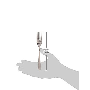 Winco 12-Piece Dominion Salad Fork Set, 18-0 Stainless Steel, Silver