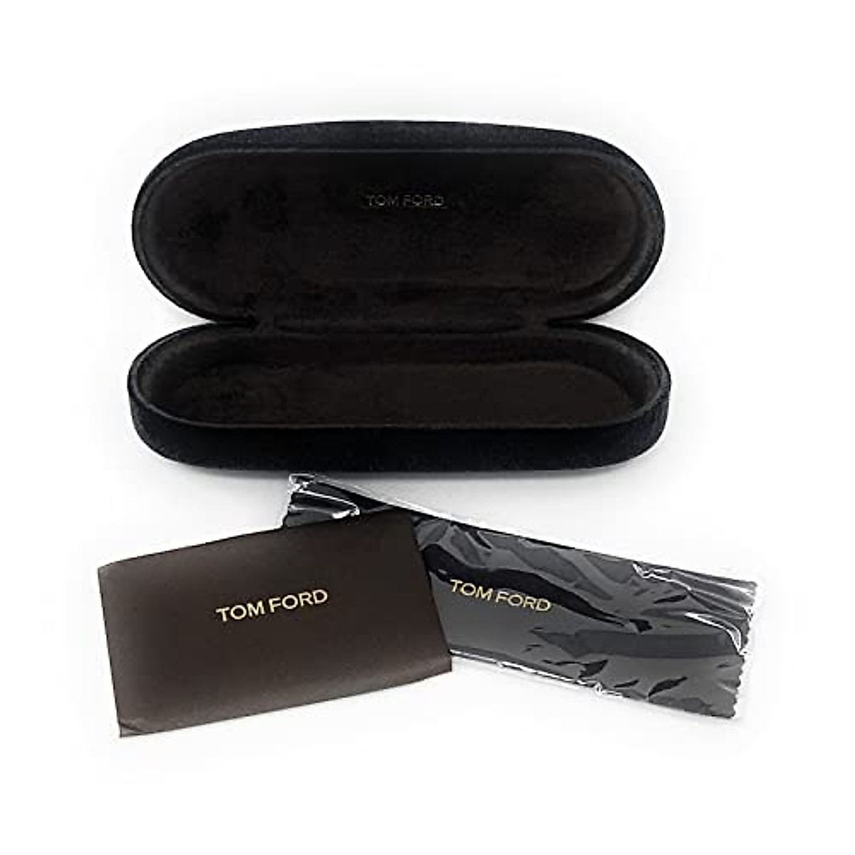 Eyeglasses Tom Ford FT 5510 052 Shiny Classic Dark Havana Front, Rose Gold Templ