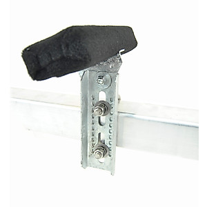 Sturdy Built (4) 10" Galvanized Swivel Top Bunk Bracket Kit with Hardware for 1.5x3 Boat Trailer Crossmember