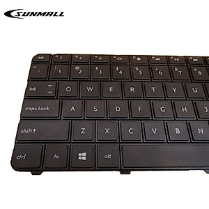 New Laptop Replacement Keyboard Compatible with HP 2000-100 2000-200 2000-300 2000T-300 2000-400 2000-340CA 2000-350US 2000-351NR 2000-352NR 2000-2d07CA 2000-2d09CA 2000-2d09WM Series US Layout