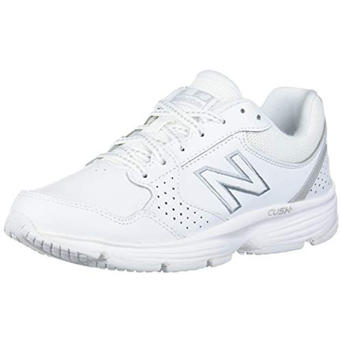 New Balance Women's 411 V1 Walking Shoe, White/White, 10