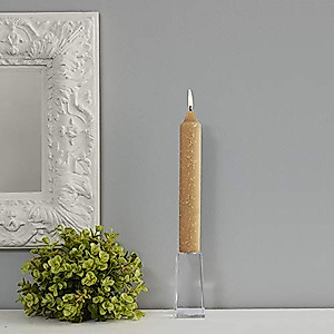 Root Candles 51925 Unscented Timberline Collenette 9-Inch Dinner Candles, 4-Count, Beeswax