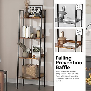 Homedawn 5-Tier Corner Shelf & 4-Tier Ladder Shelf