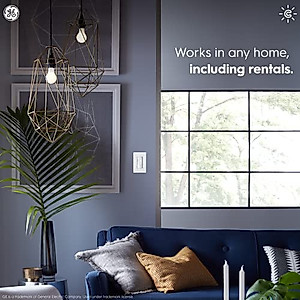 GE CYNC Smart Dimmer Light Switch, Wire-Free, Bluetooth and Wi-Fi Light Switch, Works with Alexa and Google Home