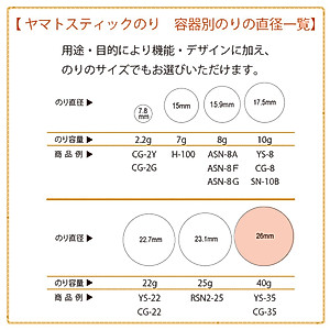 Yamato YS-35-10S Glue Stick, Value Pack, 1.4 oz (40 g), Pack of 10
