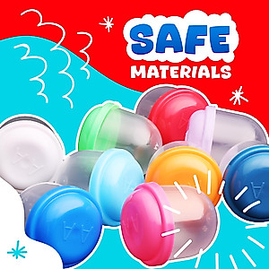 Capsule Vending Machine Translucent Acorn Capsules Empty 500 pcs 1.1 inch - Gumball Machine Capsules Bulk Party Favors Containers - Easter Basket Stuffers Gifts Pinata Stuffers DIY Craft Supplies