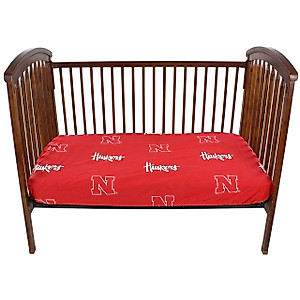 Nebraska Cornhuskers Baby Crib Fitted Sheet