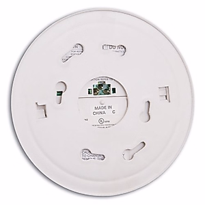 Kidde Smoke Detector, Hardwired with Battery Backup & Interconnect, Battery Included & Heat Detector, Hardwired with Battery Backup & 2 LEDs, Interconnectable