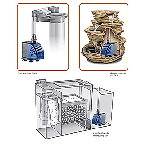 Aqueon Quietflow Submersible Utility Pump 1200, Black
